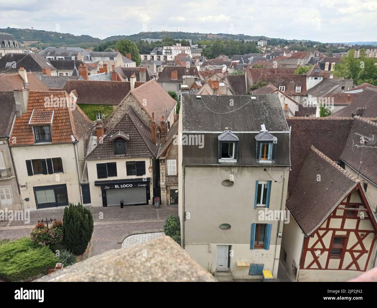 La Ville de Montluçon, L' Allier, France Stock Photo - Alamy