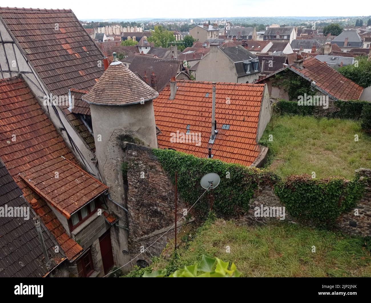 La Ville de Montluçon, L' Allier, France Stock Photo - Alamy