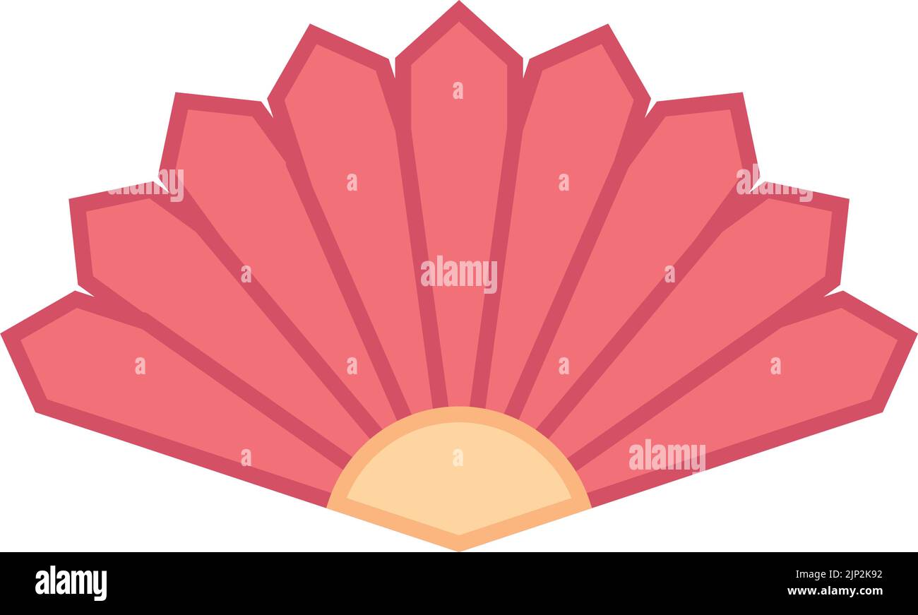 traditional asian hand fan Stock Vector Image & Art - Alamy