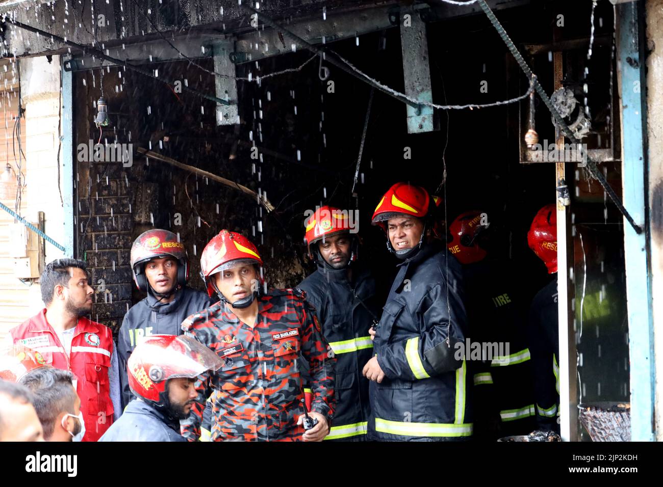 Old Dhaka, Dhaka, Bangladesh. 15th Aug, 2022. At least 6 workers died ...