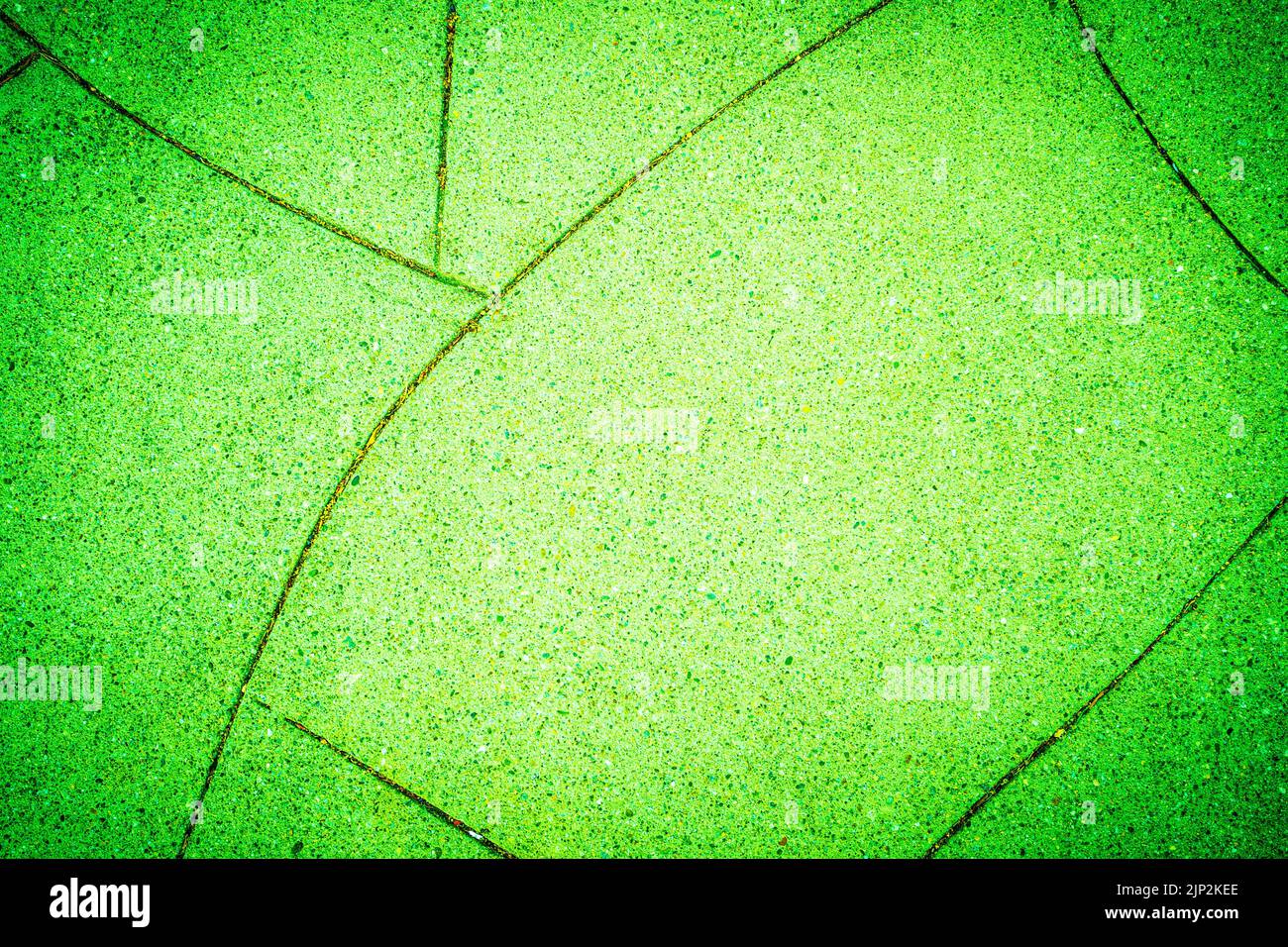 A top view of a texture of a green pavement in Los Angeles, CA Stock ...