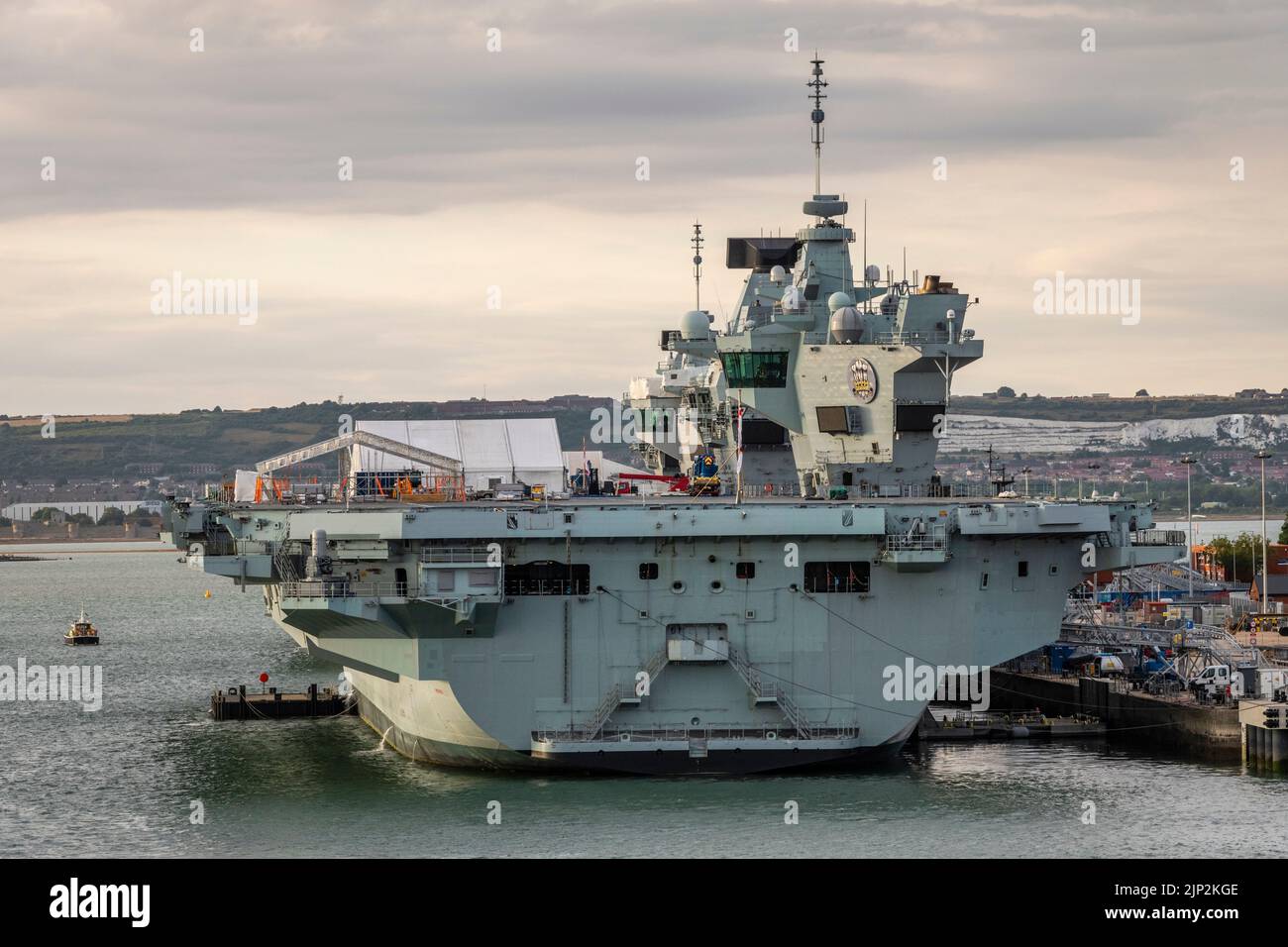 The Royal Navy's second Queen Elizabeth-class aircraft carrier HMS ...