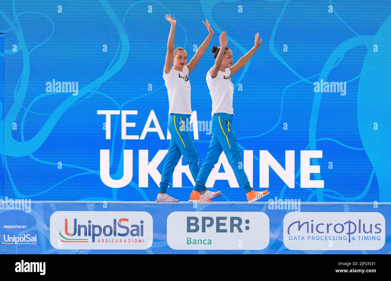 Roma, Italy. 15th Aug, 2022. UKRUKRAINE ALEKSIIVA Maryna/ALEKSIIVA ...