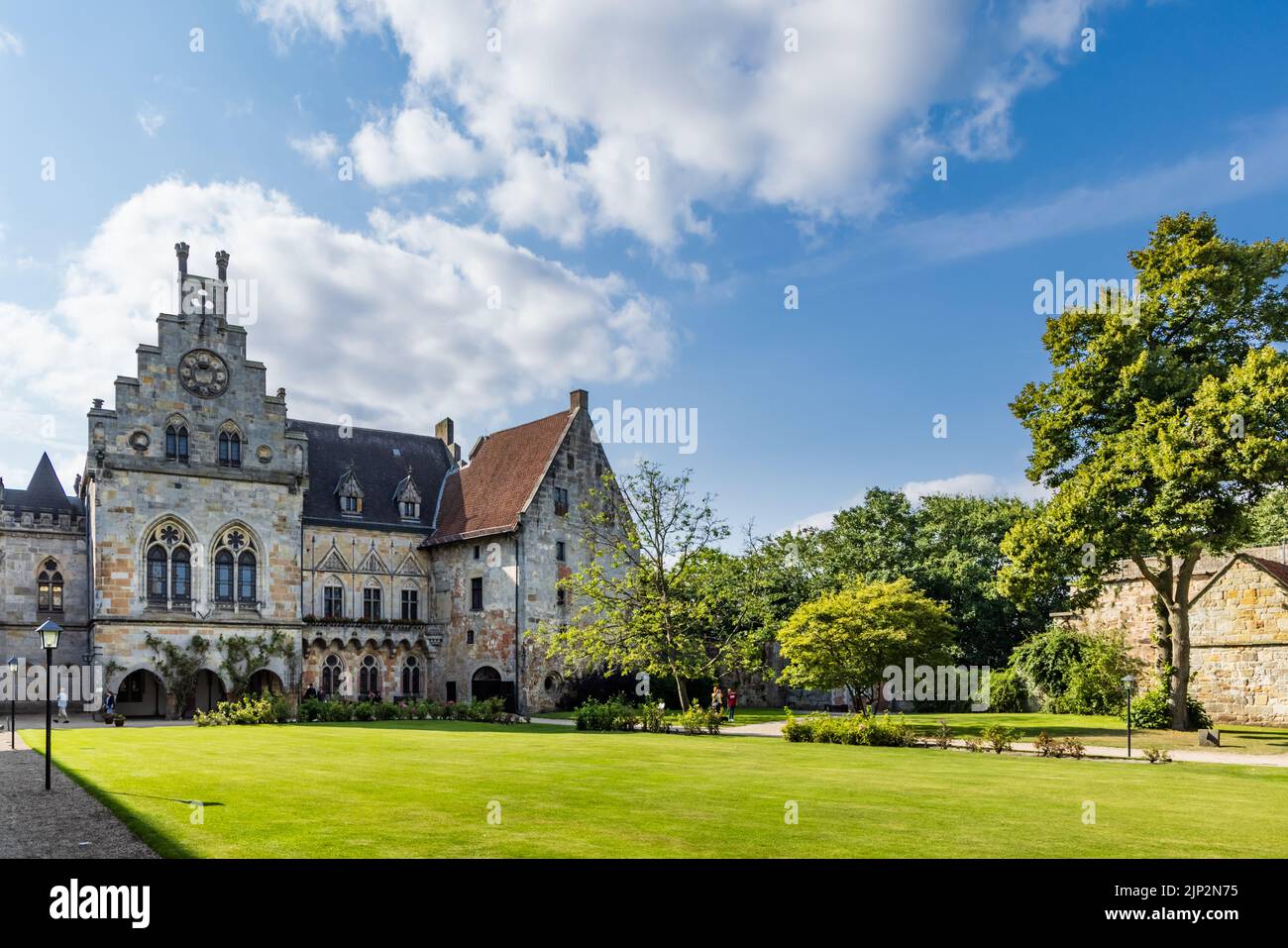 Bad Bentheim, Germany - August 25, 2021: Overview of Bentheim Castle in ...