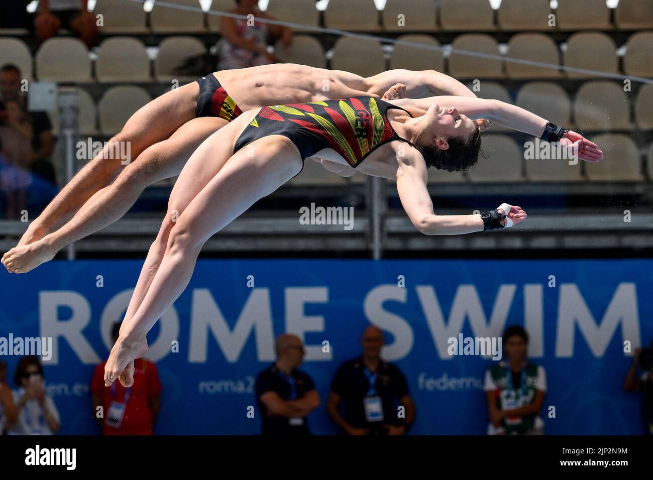 Roma, Italy. 15th Aug, 2022. WASSEN Elena GER GERMANYMASSENBERG Lou GER GERMANY Team Event ...