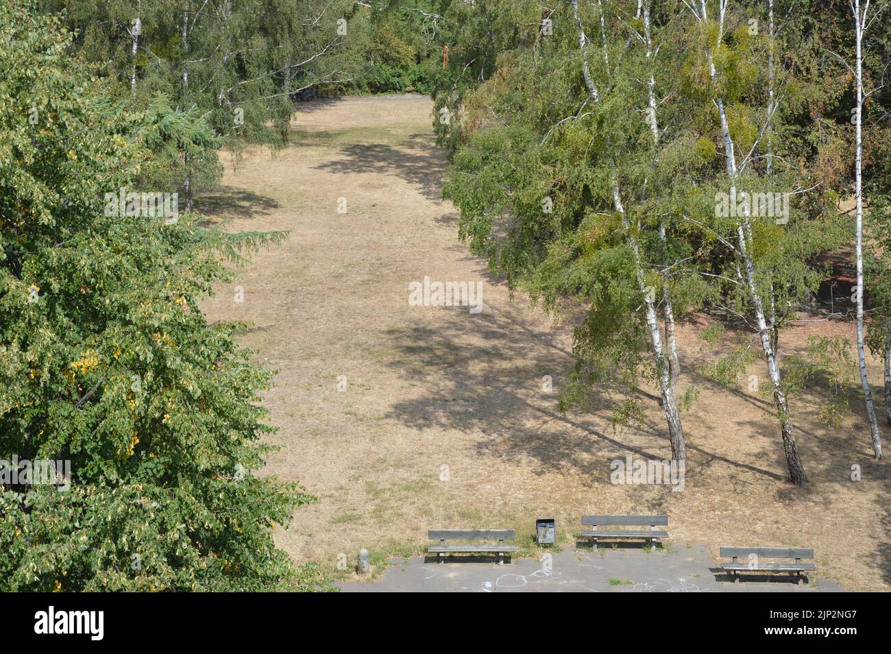 Berlin, Germany - August 15, 2022 - Heat wave and drought in Berlin ...