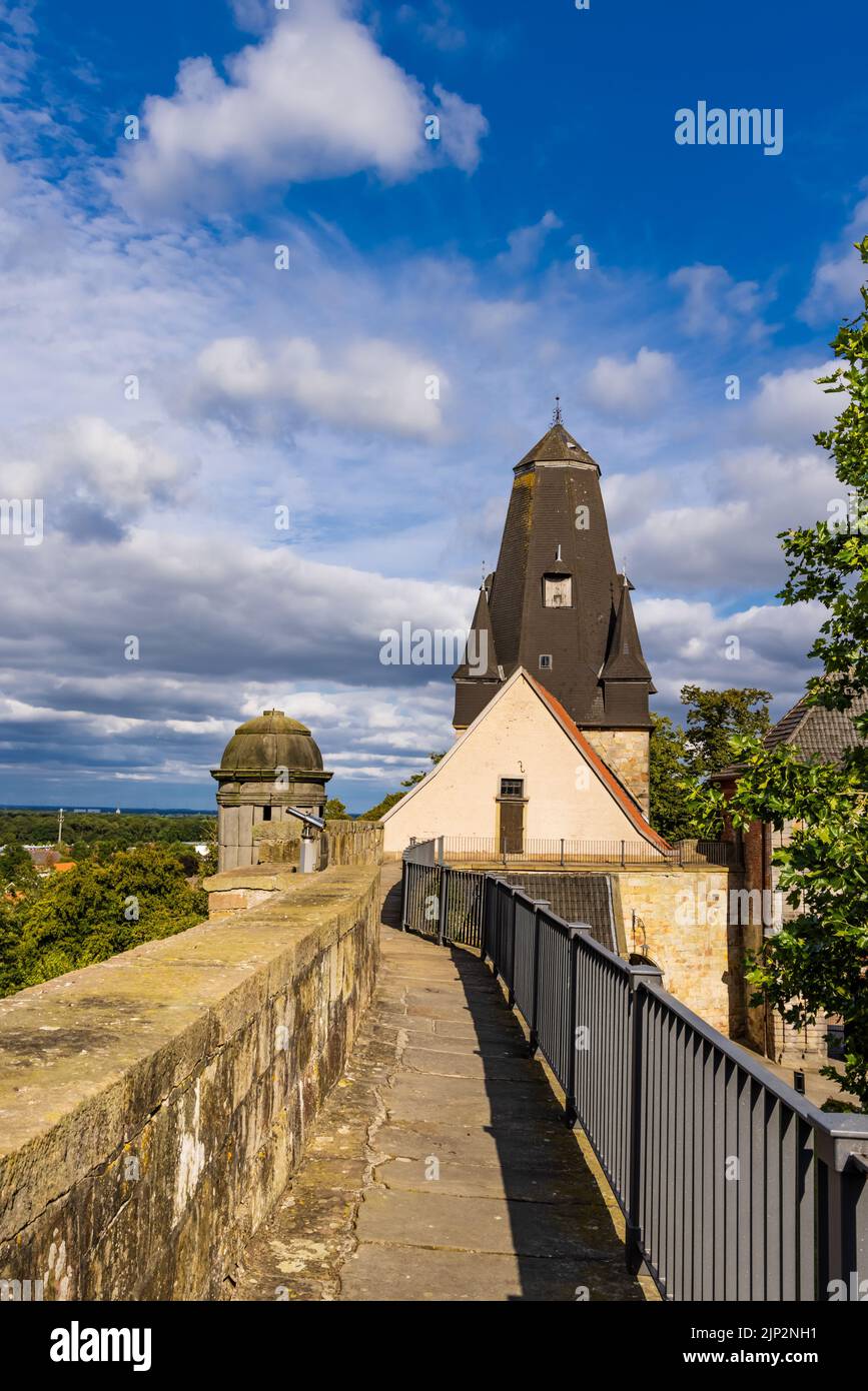 Bad Bentheim, Germany - August 25, 2021: View from Bentheim Castle in ...