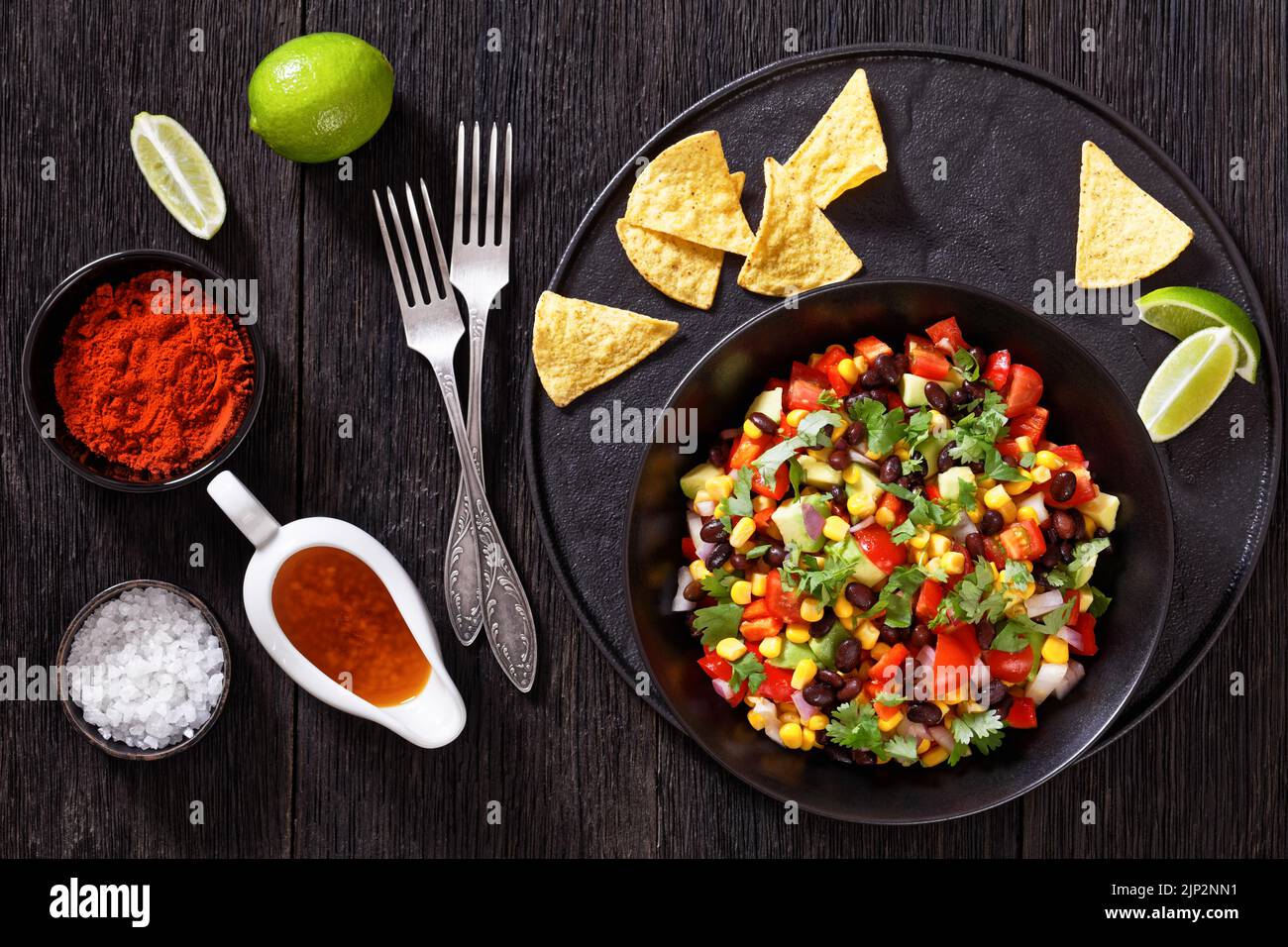 cowboy caviar, texas caviar with black bean, tomatoes, avocado, red ...