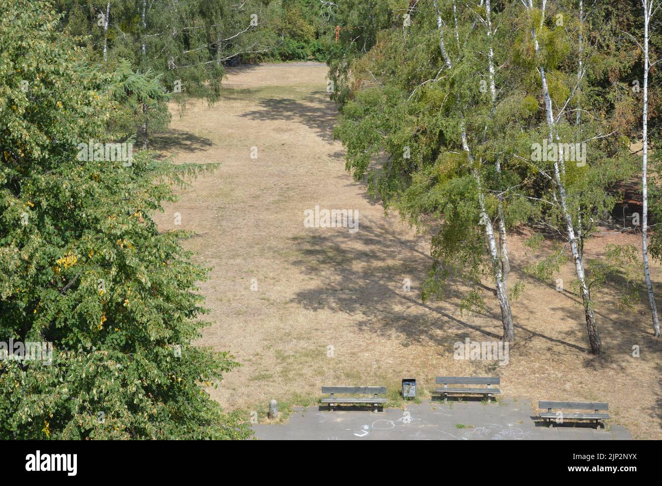 Berlin, Germany - August 15, 2022 - Heat wave and drought in Berlin ...