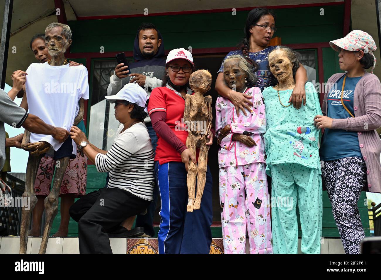 Toraja, South Sulawesi, Indonesia. 15th Aug, 2022. Manene ritual ...