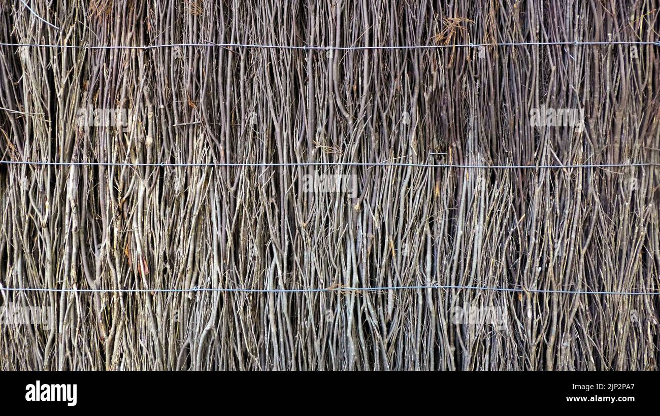 Reed fencing hi-res stock photography and images - Alamy