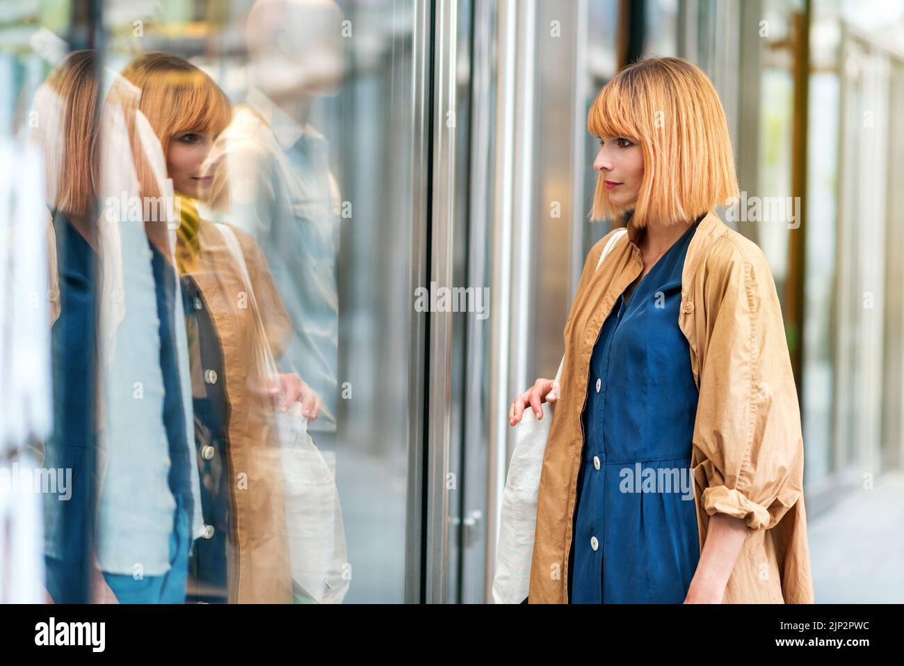 woman, window display, window shopping, clothing shop, female, ladies ...