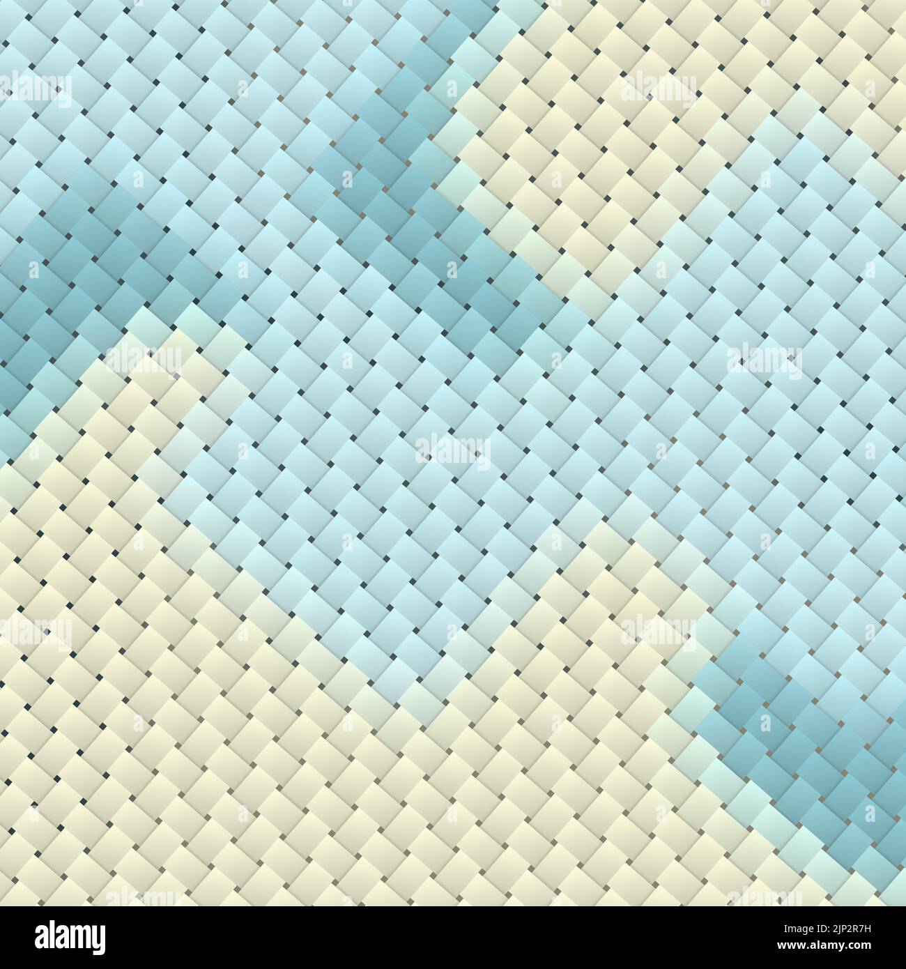 Interlaced fiber checkered surface elements wicker Plastic weave ...