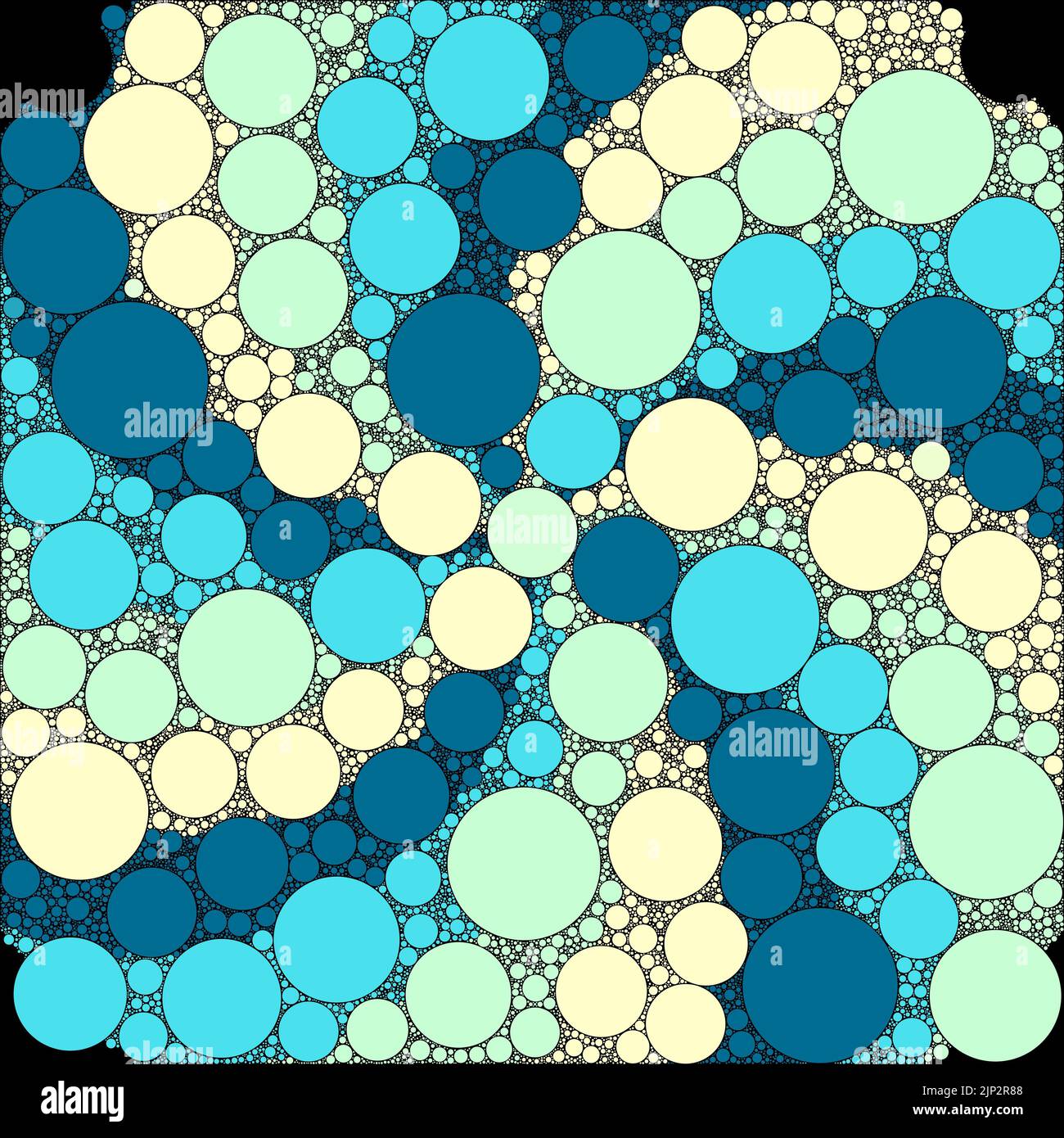 Abstract decorative color Circles of different sizes and colors are ...