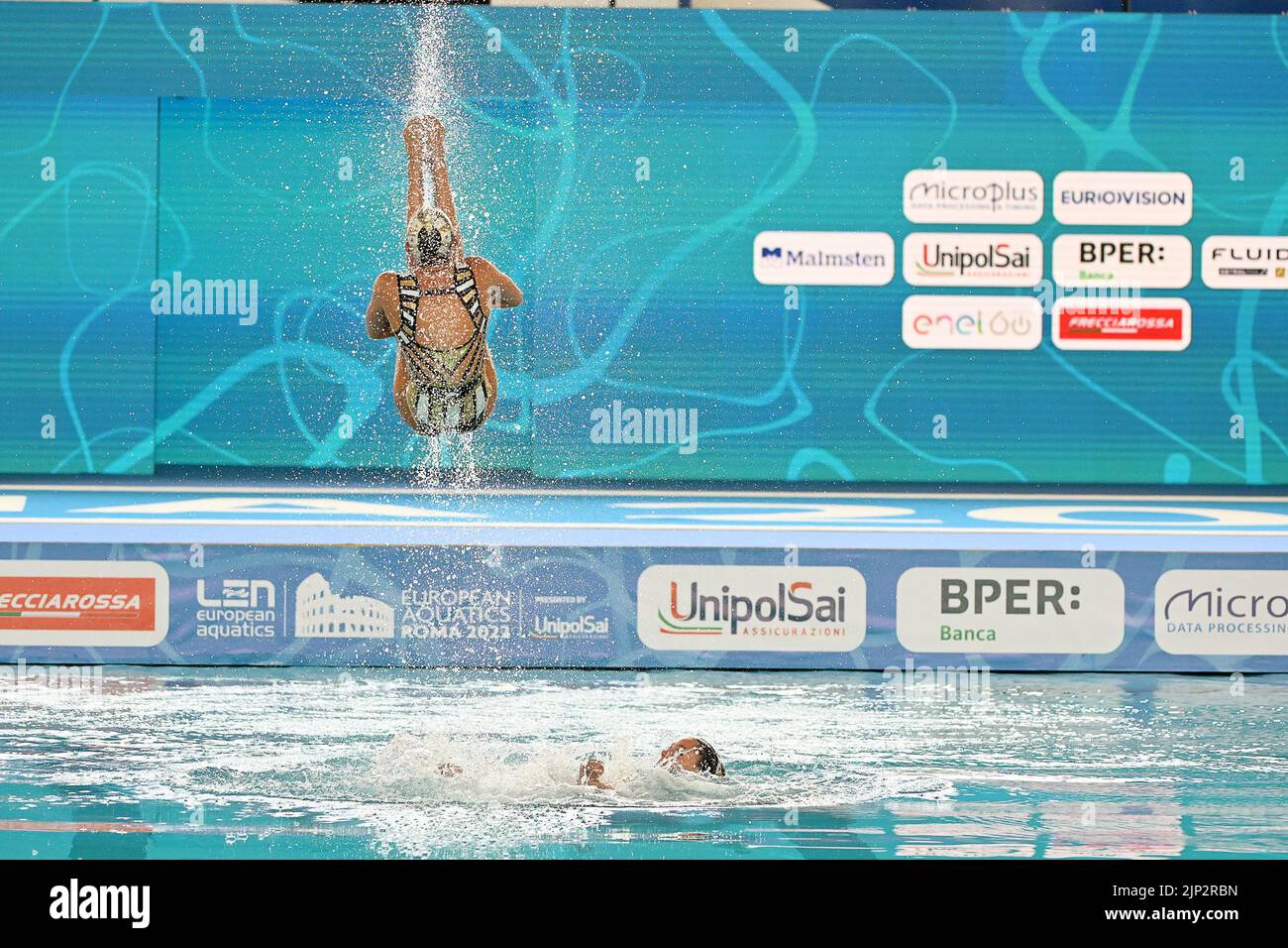 Rome, Italy. 15th Aug, 2022. Rome, August 15, 2022 European Swimming ...
