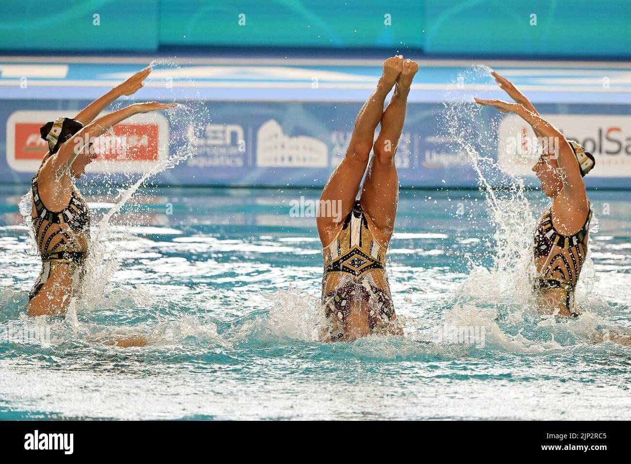 Rome, Italy. 15th Aug, 2022. Rome, August 15, 2022 European Swimming ...