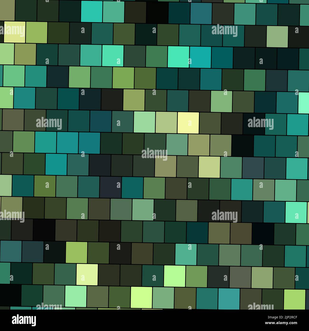 abstract squared Colorful palette brick wall texture background with ...