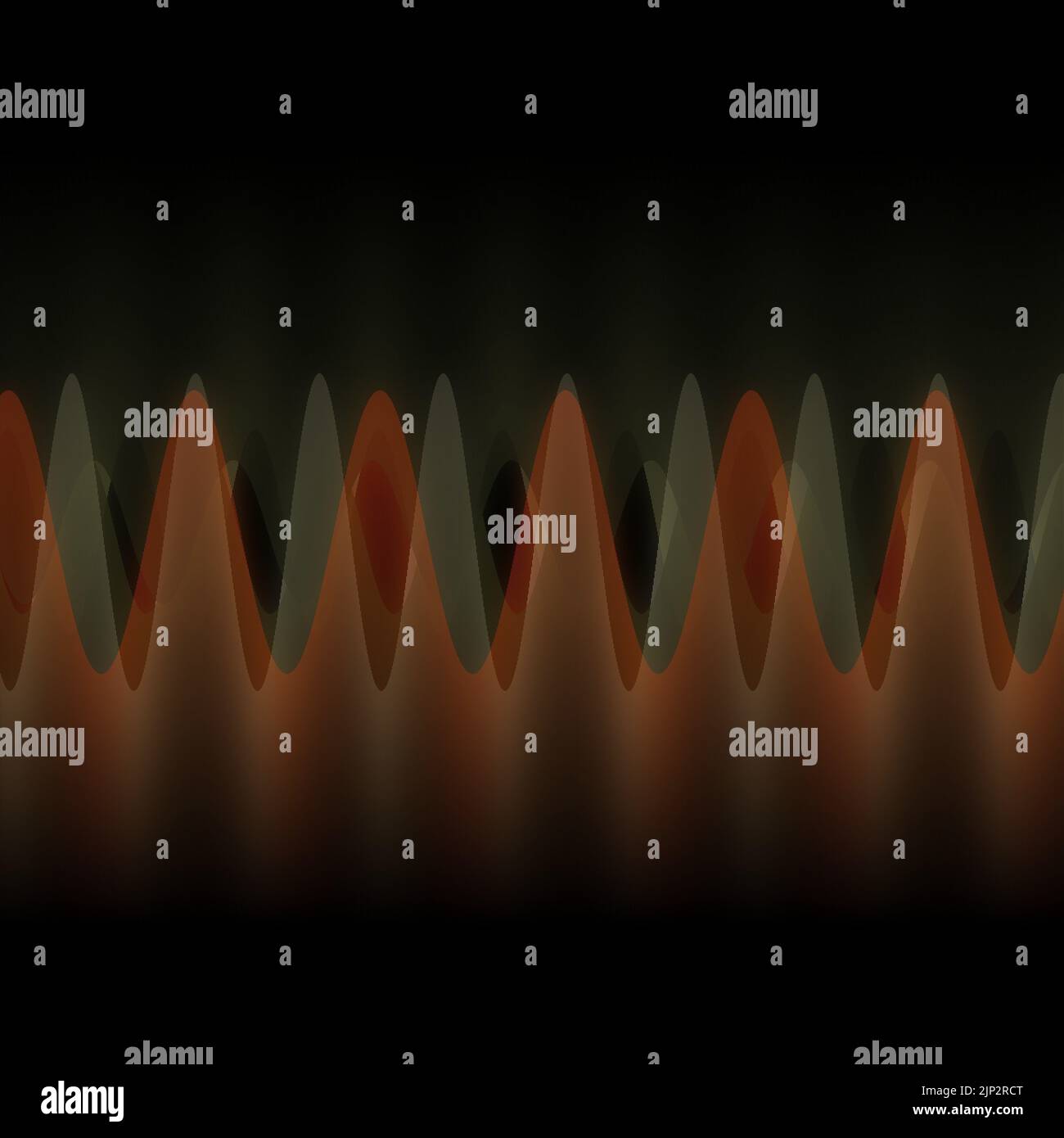 Illustration of multiple waves oscillating or overlapping by many small ...