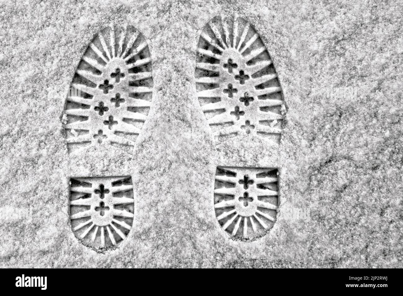 footprints, snow tracks, soles, footprint, handprints, prints, snow ...