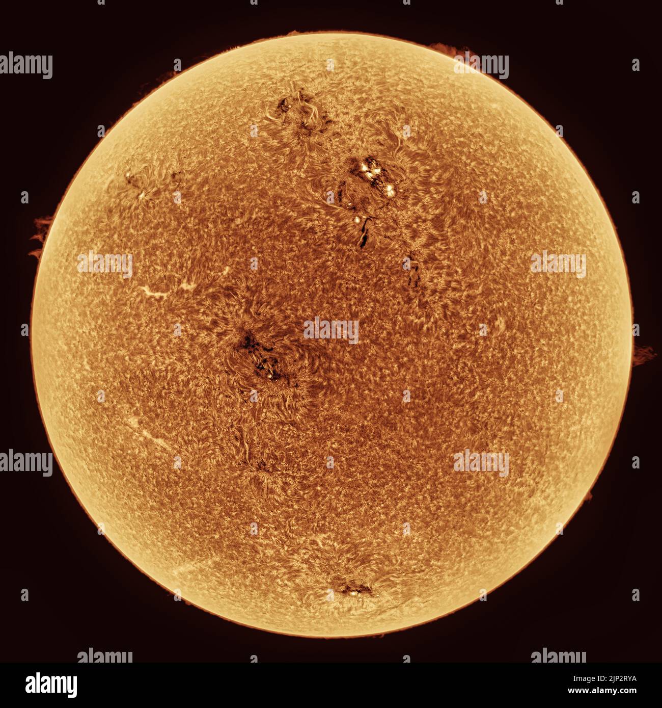 A solar disc in the dark Stock Photo - Alamy