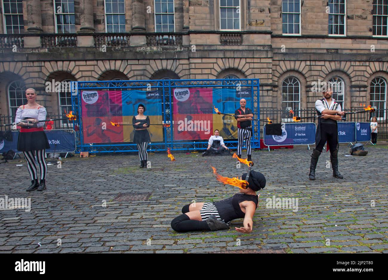 Parliament Square, Edinburgh, Scotland, UK 15th August 2022 Edinburgh ...