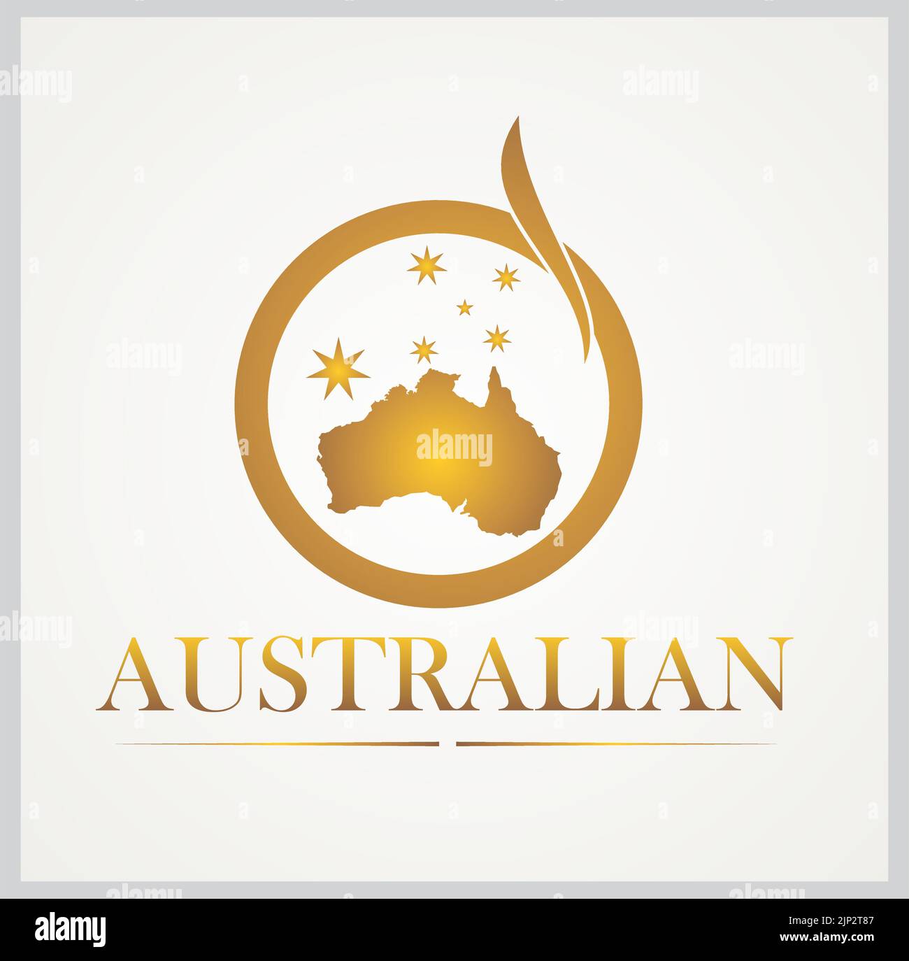 australia vector logo Stock Vector Image & Art - Alamy