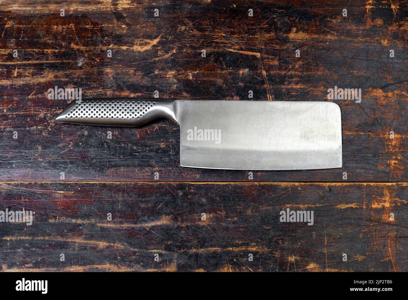 stainless steel, cleaver, stainless steels Stock Photo - Alamy