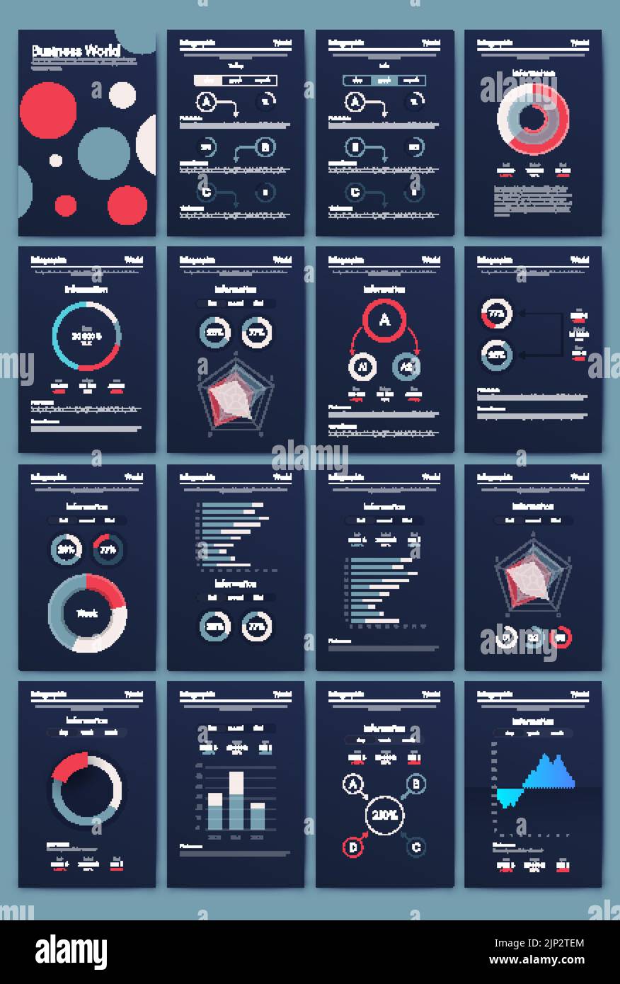 Vector graphics infographics with mobile phone. Template for creating ...