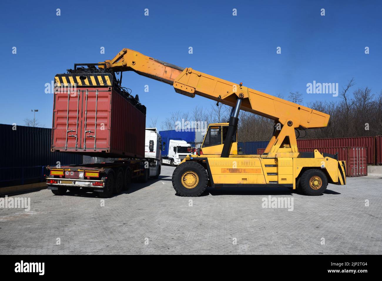 unloading, cargo container, freight transportation, cargo containers ...
