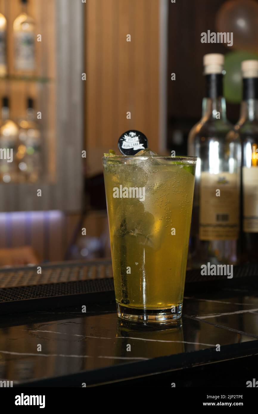 A glass of Peruvian classic alcoholic drink Stock Photo - Alamy