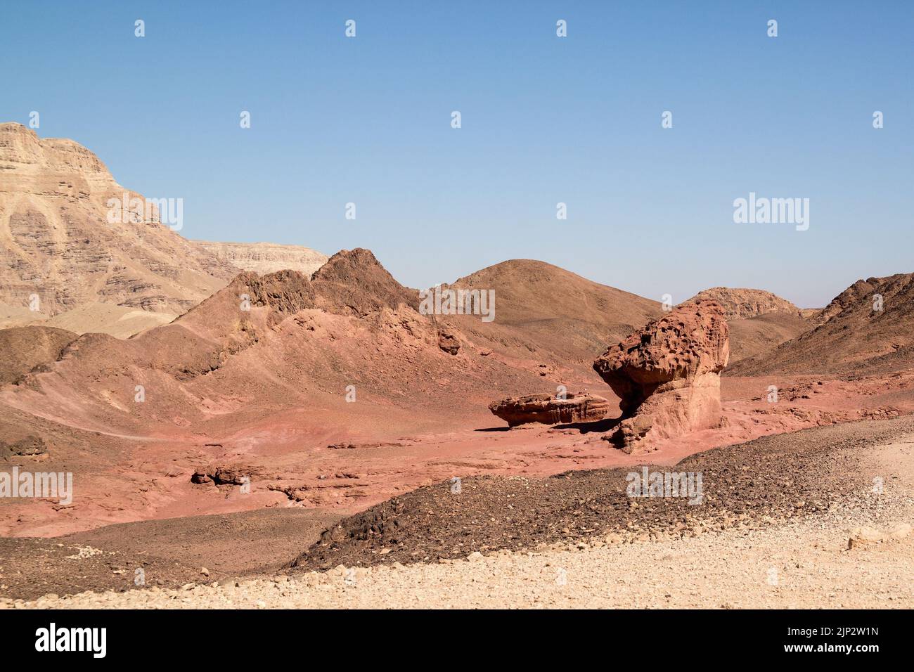 Rock formations in the Negev Desert, Southern Israel Stock Photo - Alamy