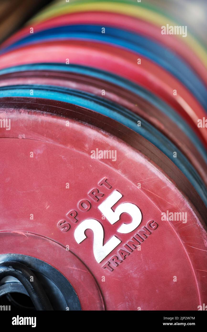 Five weights hi-res stock photography and images - Alamy