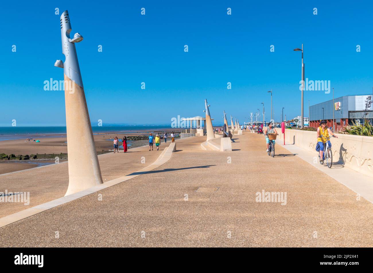 Cleveleys promenade hi-res stock photography and images - Alamy