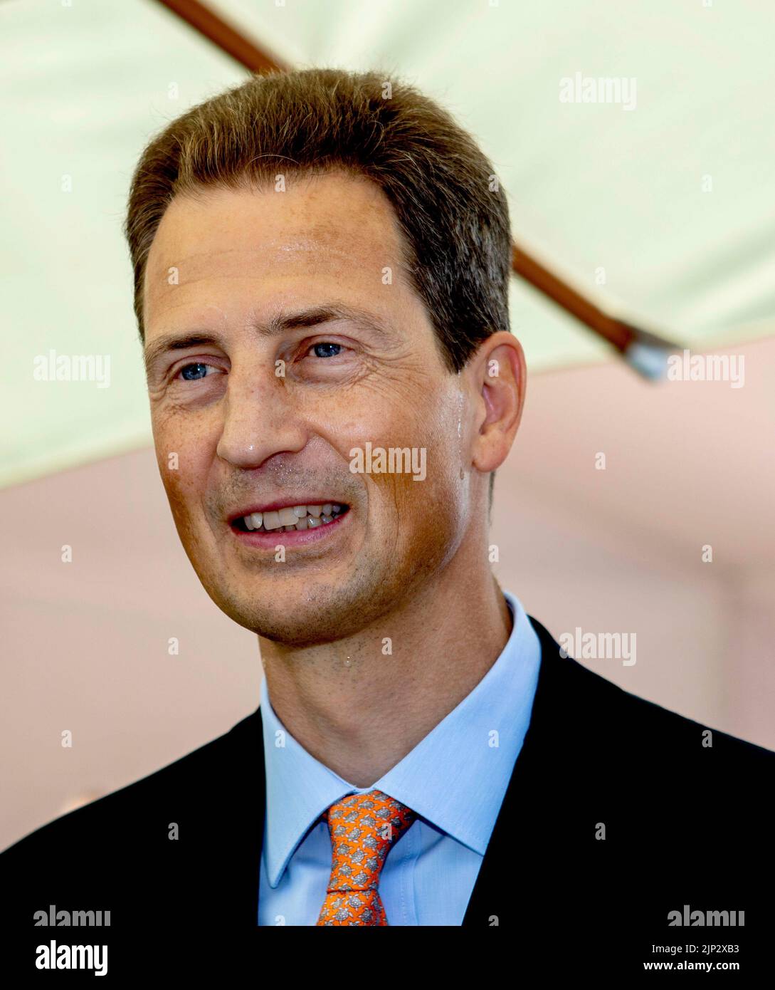 Vaduz, Liechtenstein. 15th Aug, 2022. Alois Hereditary Prince and Regent of Liechtenstein in ...