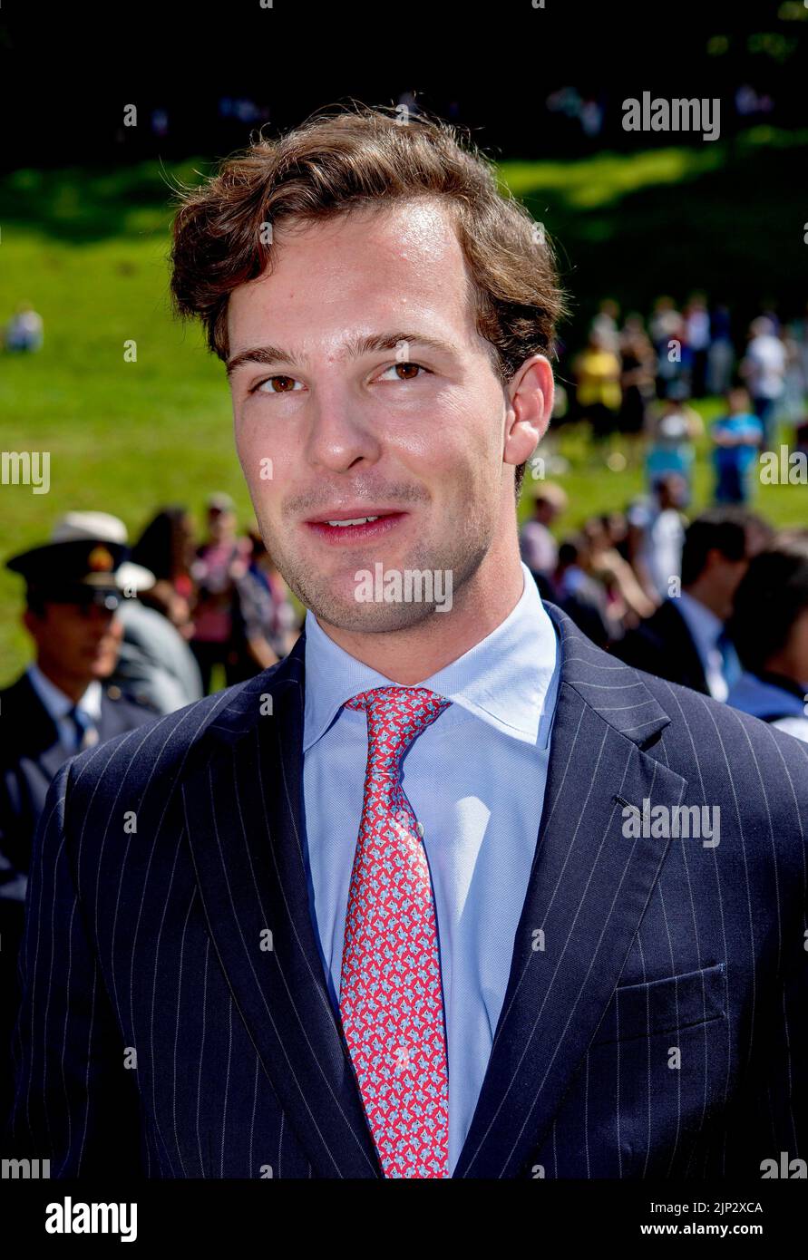 Vaduz, Liechtenstein. 15th Aug, 2022. Prince Georg of Liechtenstein in Vaduz, on August 15, 2022 ...