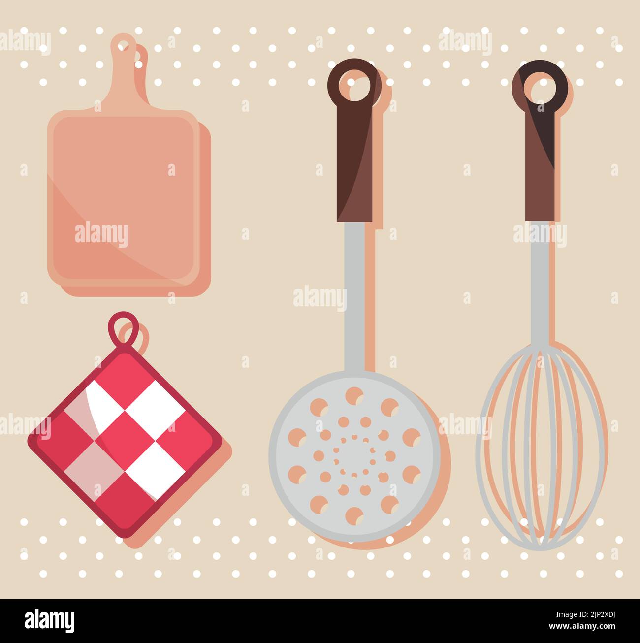 kitchen utensils set icons Stock Vector Image & Art - Alamy