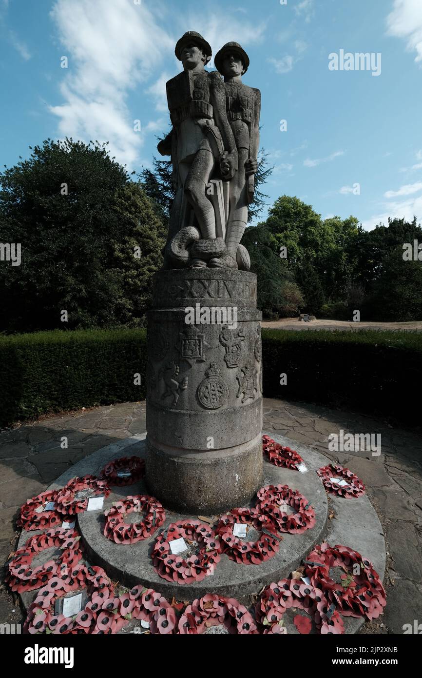 Eric Kennington War memorial Stock Photo - Alamy