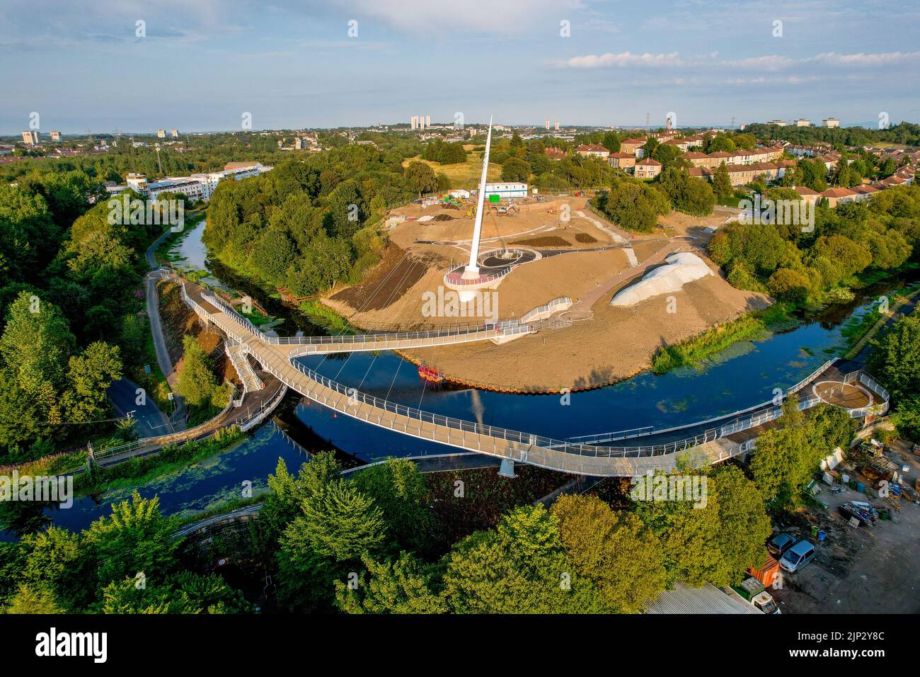 Stockingfield Bridge on the Forth and Clyde Canal in Maryhill Glasgow ...