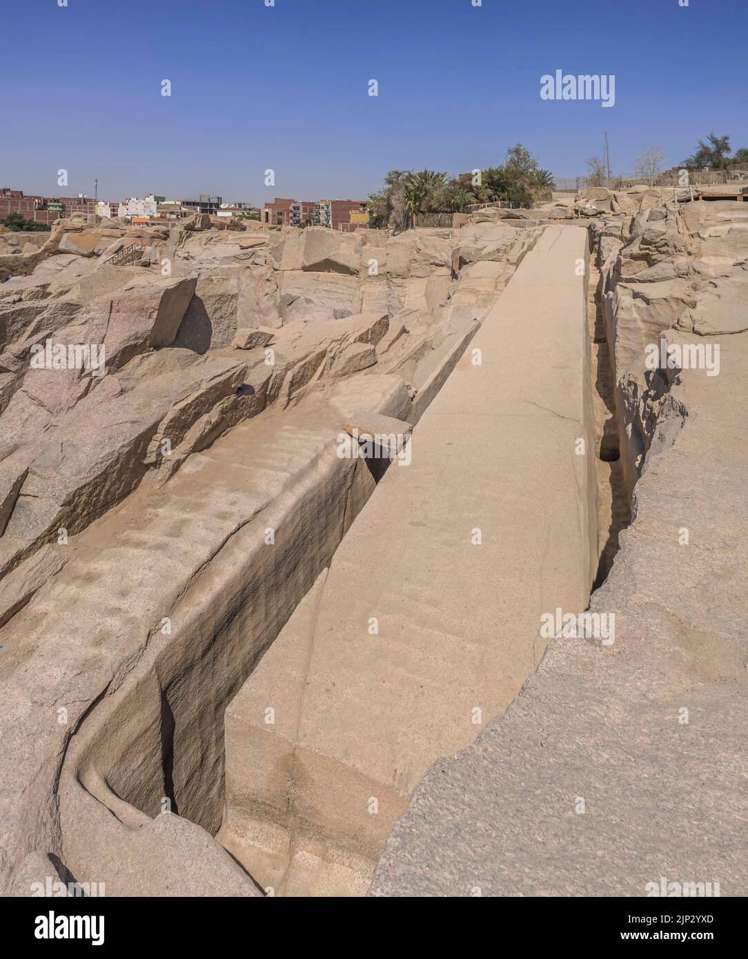 Steinbruch unvollendeter Obelisk, Assuan, Ägypten Stock Photo - Alamy