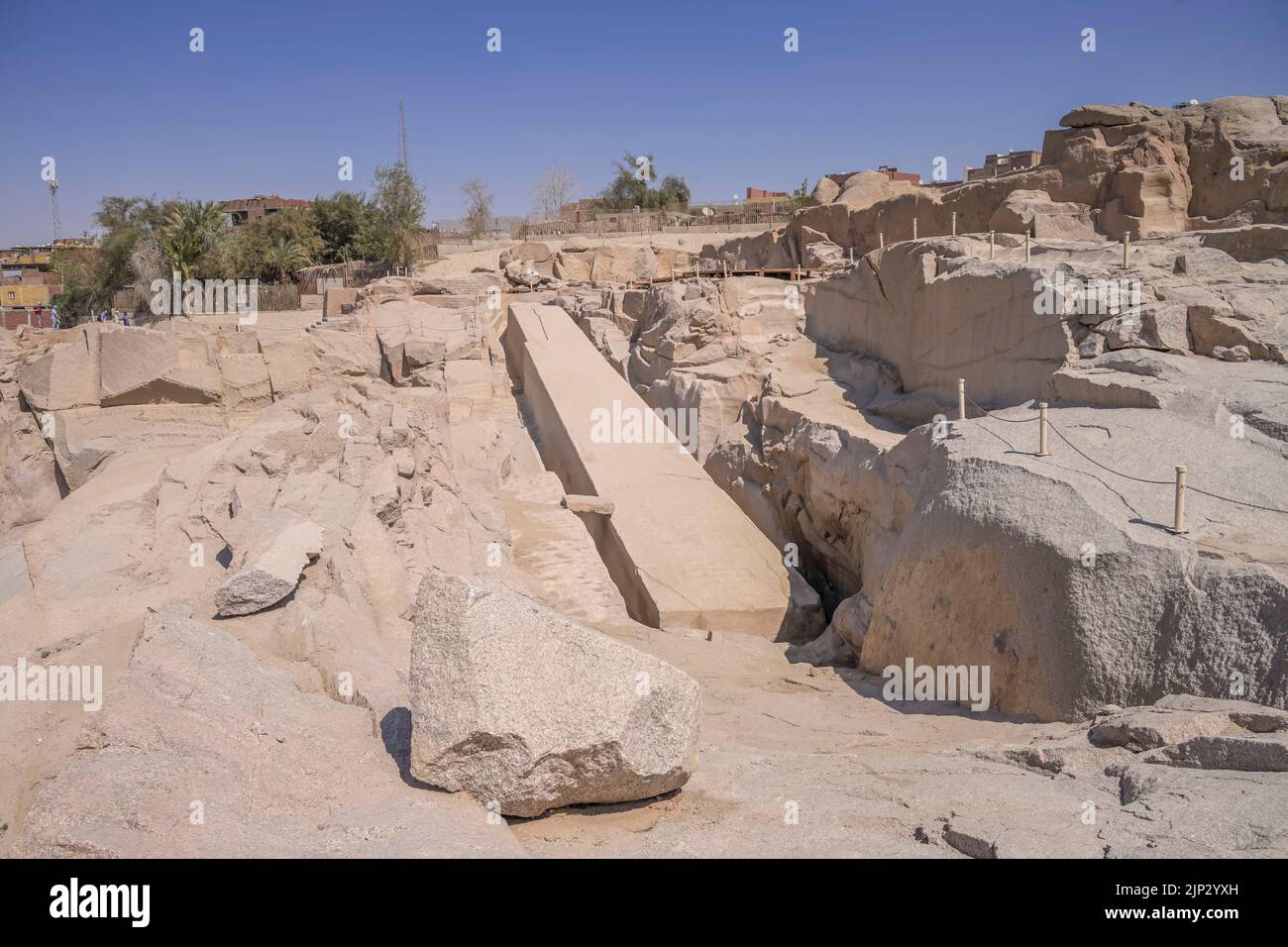 Steinbruch unvollendeter Obelisk, Assuan, Ägypten Stock Photo - Alamy