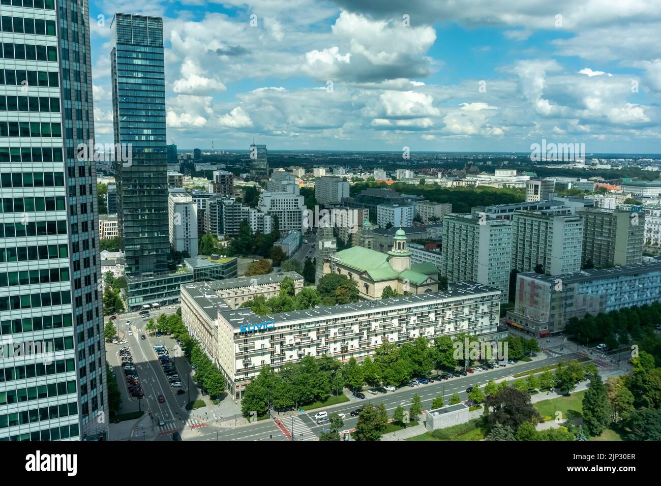 Warsaw, Poland, Modern Architecture, Buildings, Business Center, City ...