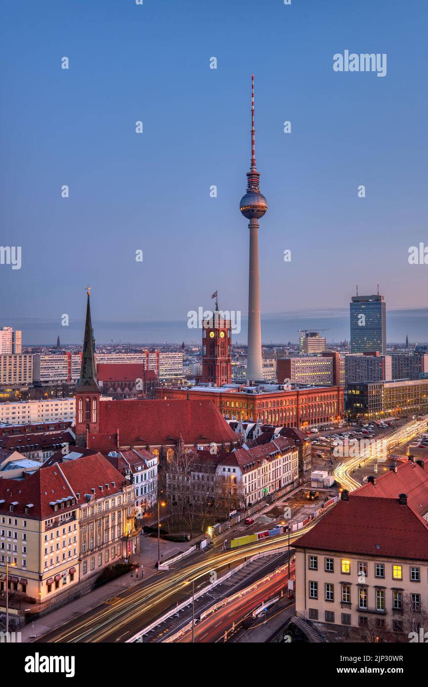 berlin, television tower, berlin mitte, television towers, mitte Stock ...