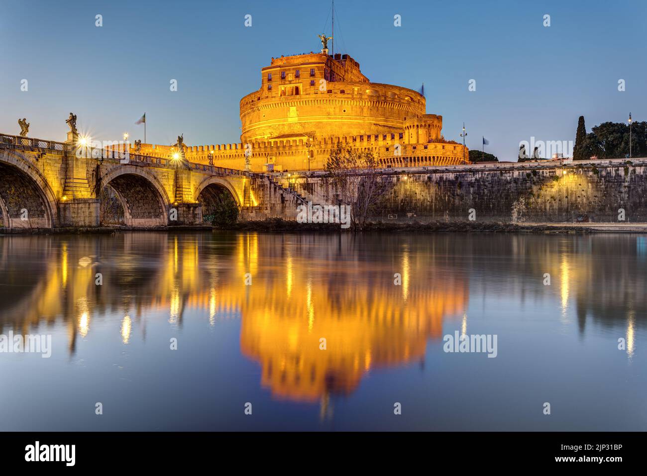 rome, tiber river, engelenburg, aeliusbrücke, romes, tiber rivers ...