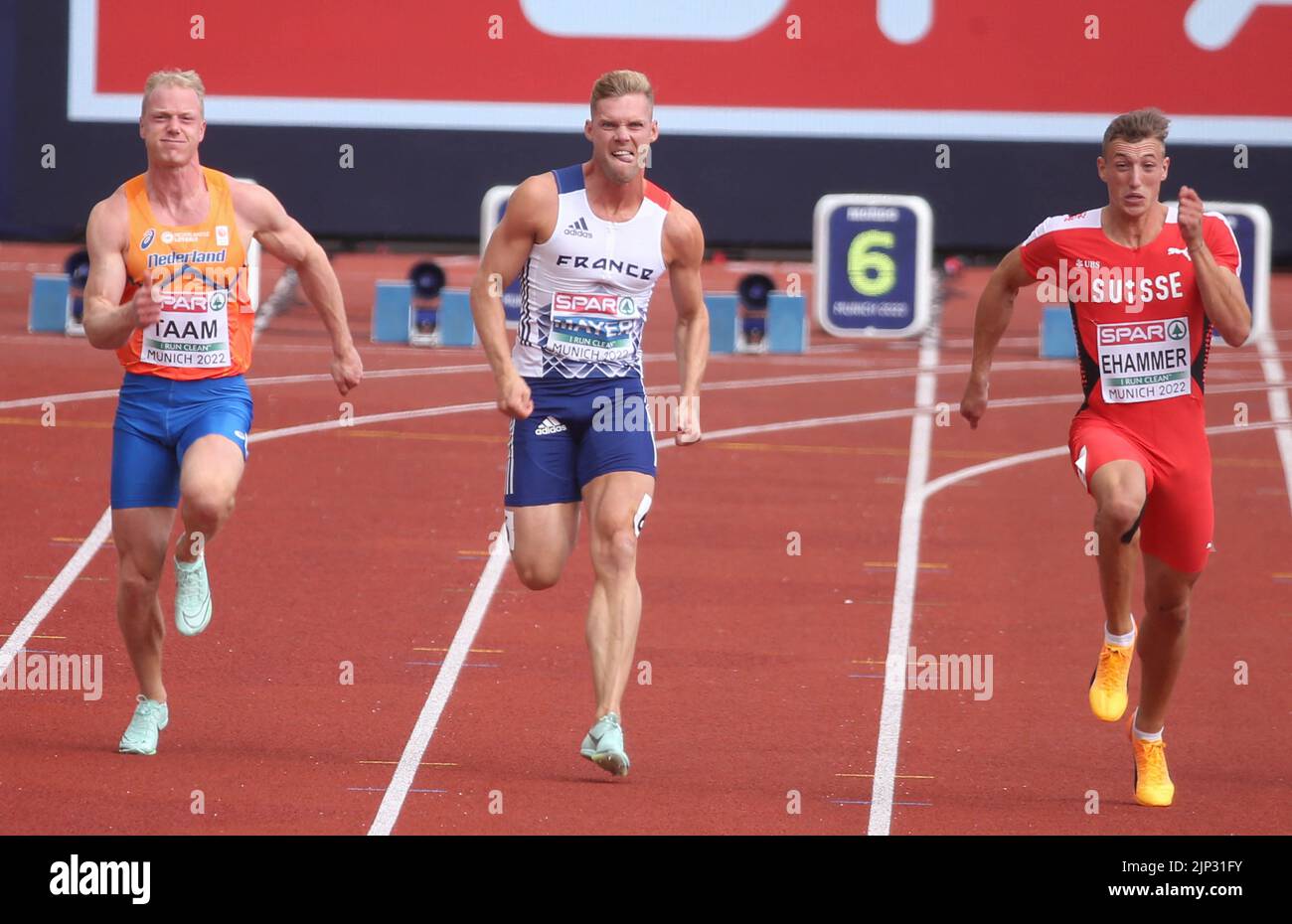 Munich, Germany - August 15, 2022, Rik Taam of Netherlands , Kevin ...