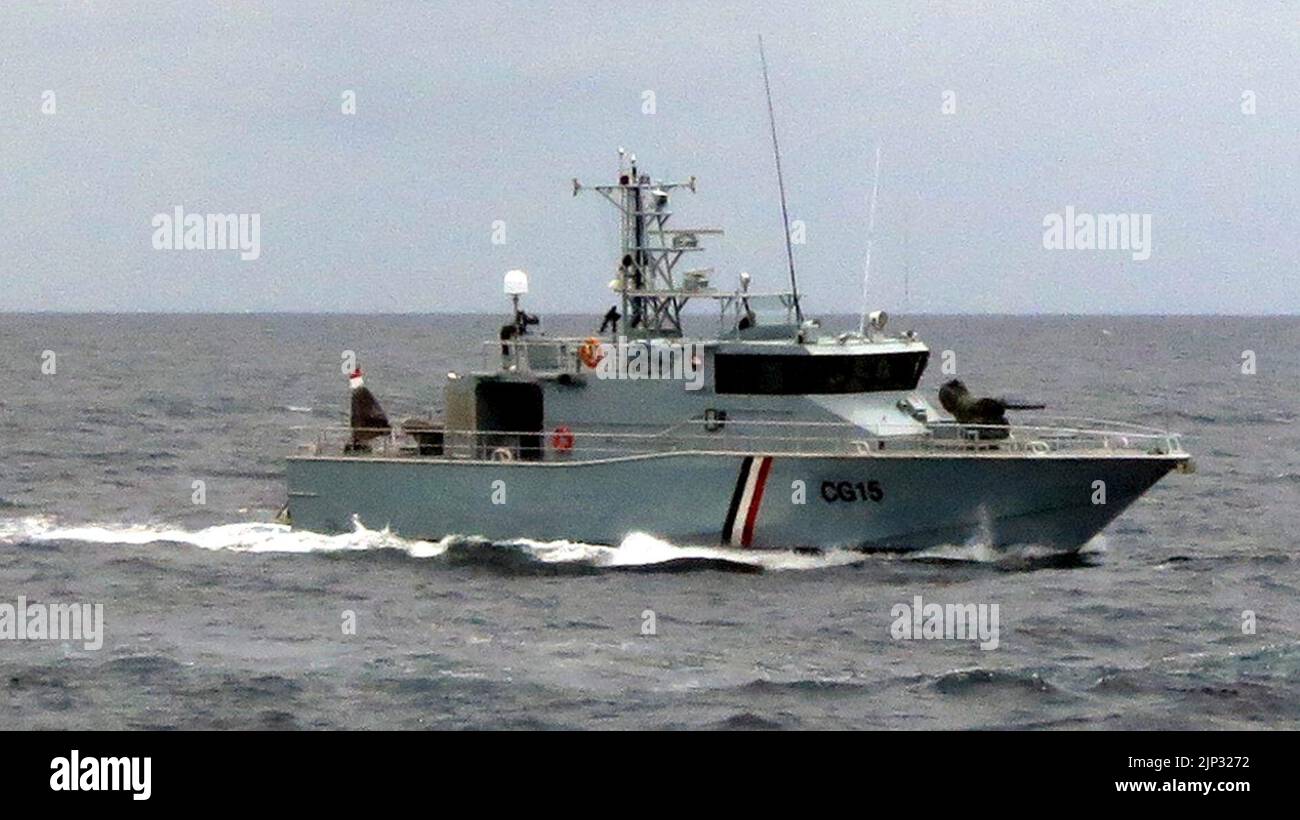 The Dominican Republic patrol boat GC 109 Orion, right, and the ...