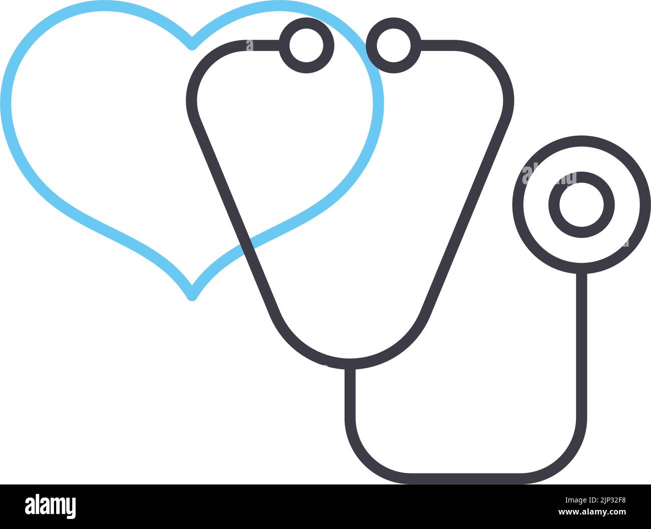 annual checkup line icon, outline symbol, vector illustration, concept sign Stock Vector Image ...