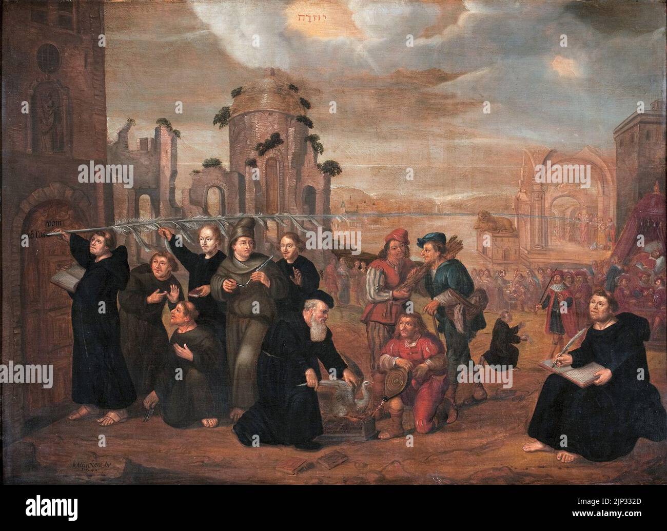 The dream of Frederick the Wise, Elector of Saxony, by Jan Barentsz ...