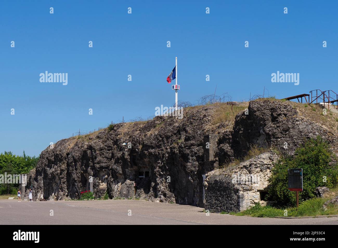ruins of Fort Vaux, Verdun,Meuse department ,Grand Est,France,Europe ...