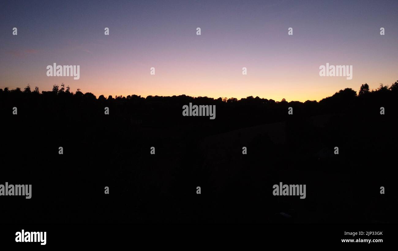 This Amazing Sunset was taken in England in the summer Stock Photo - Alamy