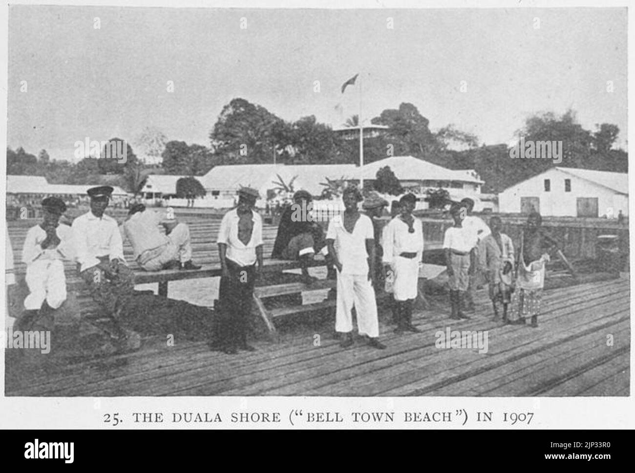 The Duala shore -Bell Town beach- in 1907 Stock Photo - Alamy